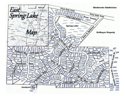 ESL Street Map | East Spring Lake